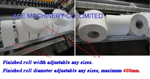 JRT Jumbo Tissue Industrial Hand Paper Towel Maxi Roll Machine with ...